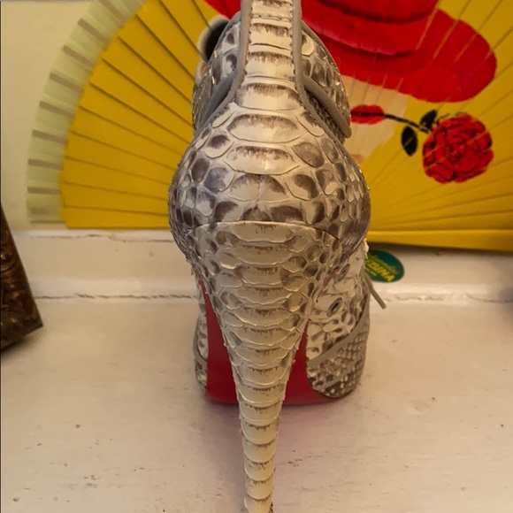 Christian Louboutin | Shoes | Authentic Python Christian Louboutin Size ...